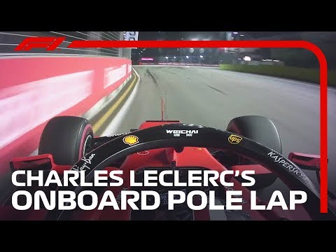Charles Leclerc's Onboard Pole Lap | 2019 Singapore Grand Prix | Pirelli