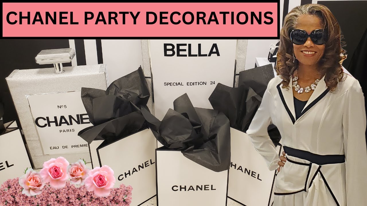 CHANEL Graduation Party Decor Ideas - YouTube
