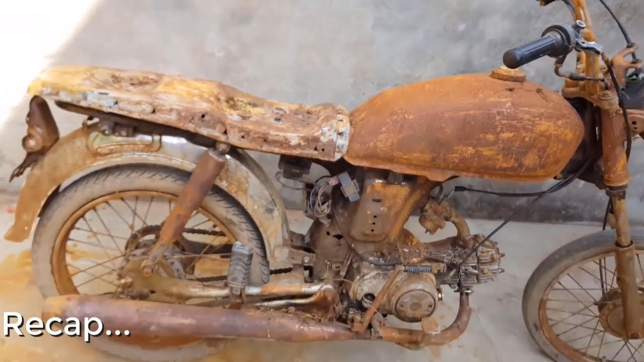 Turning jank motorcycle in to incredible bike - YouTube