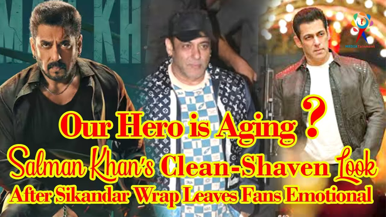 Salman Khan’s Clean-Shaven Look After Sikandar Wrap Leaves Fans ...