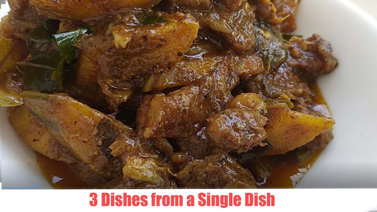 Beef and Kaya Recipe | Beef and Kaya ularthiyathu | Beef and Kaya Roast ...