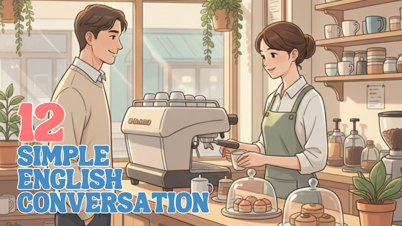12 Easy English Conversations for Beginners | A1–A2 Level Practice ...
