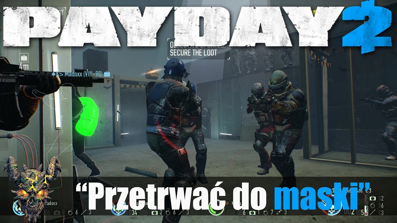 PayDay 2: Cursed Kill Room - One Down - Loud - "Przetrwać do maski ...
