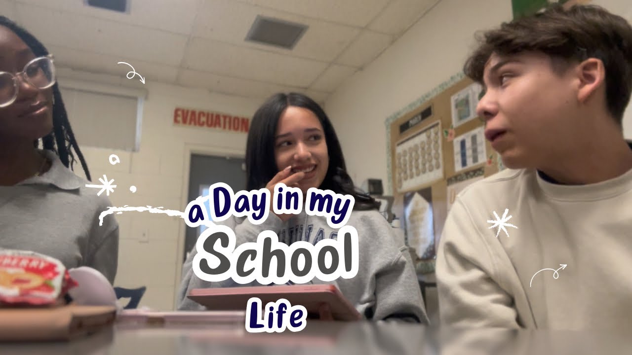 A Day In My SCHOOL Life - YouTube