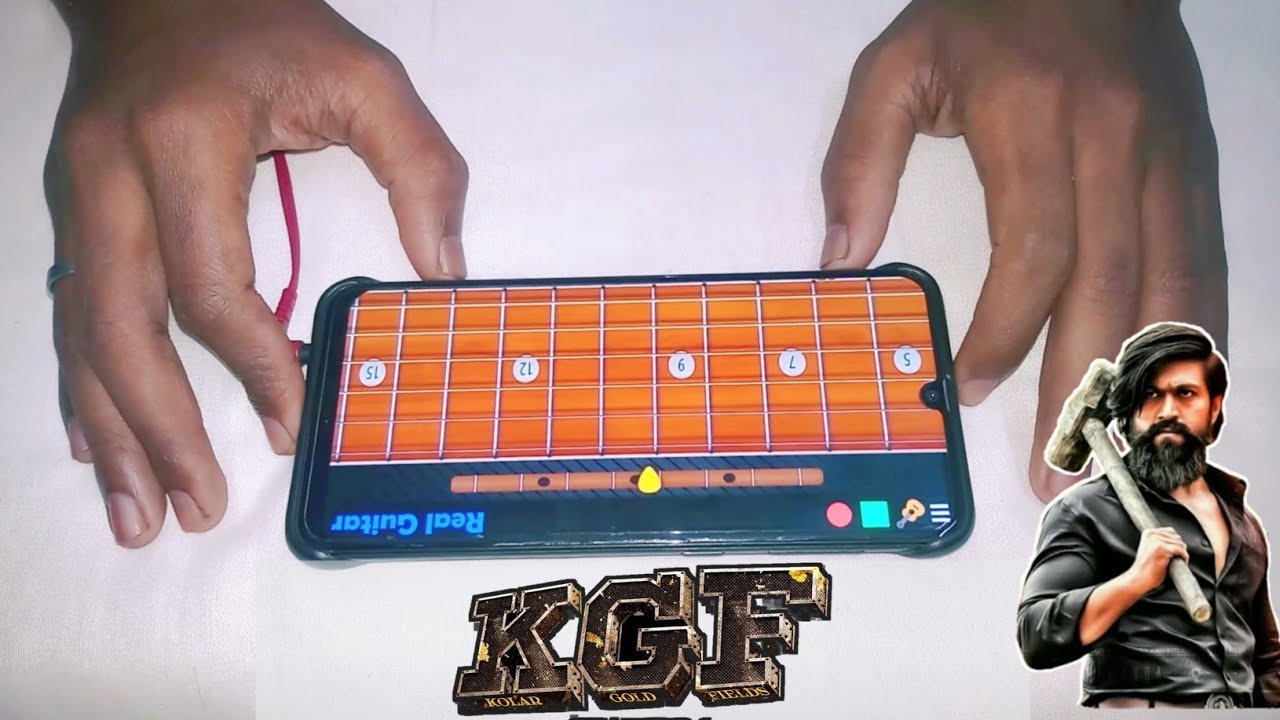 KGF Theme Music - On Real Guitar App Cover | Yash | KGF Chapter 1| KGF ...