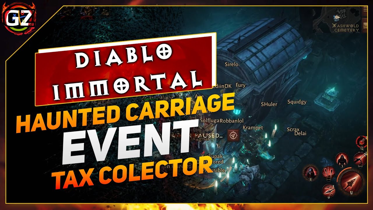 Haunted Carriage & Tax Collector - Ash wood | Diablo Immortal - YouTube