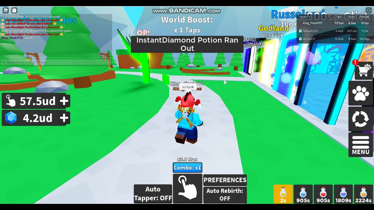 The SECRET WORLD in Tapping Mania in Roblox! - YouTube