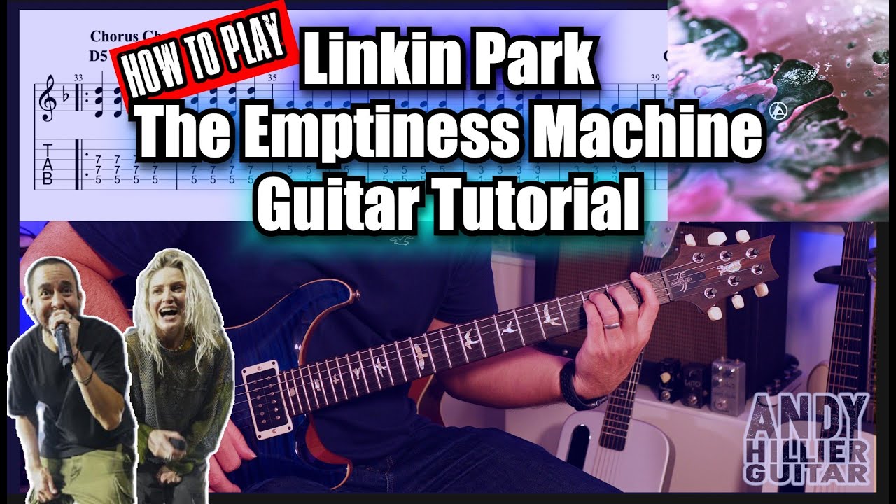 Linkin Park - The Emptiness Machine Guitar Tutorial | Lesson by Andy ...