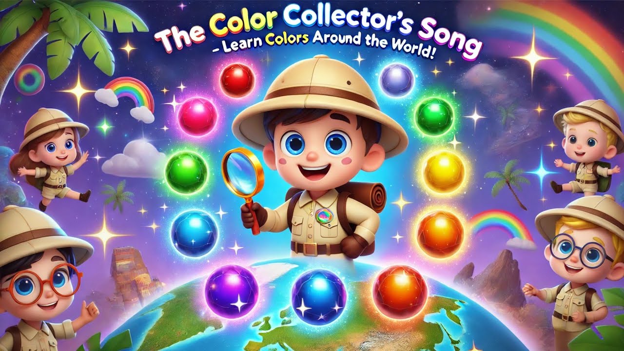 The Color Collector’s Song – Learn Colors Around the World! | Little ...