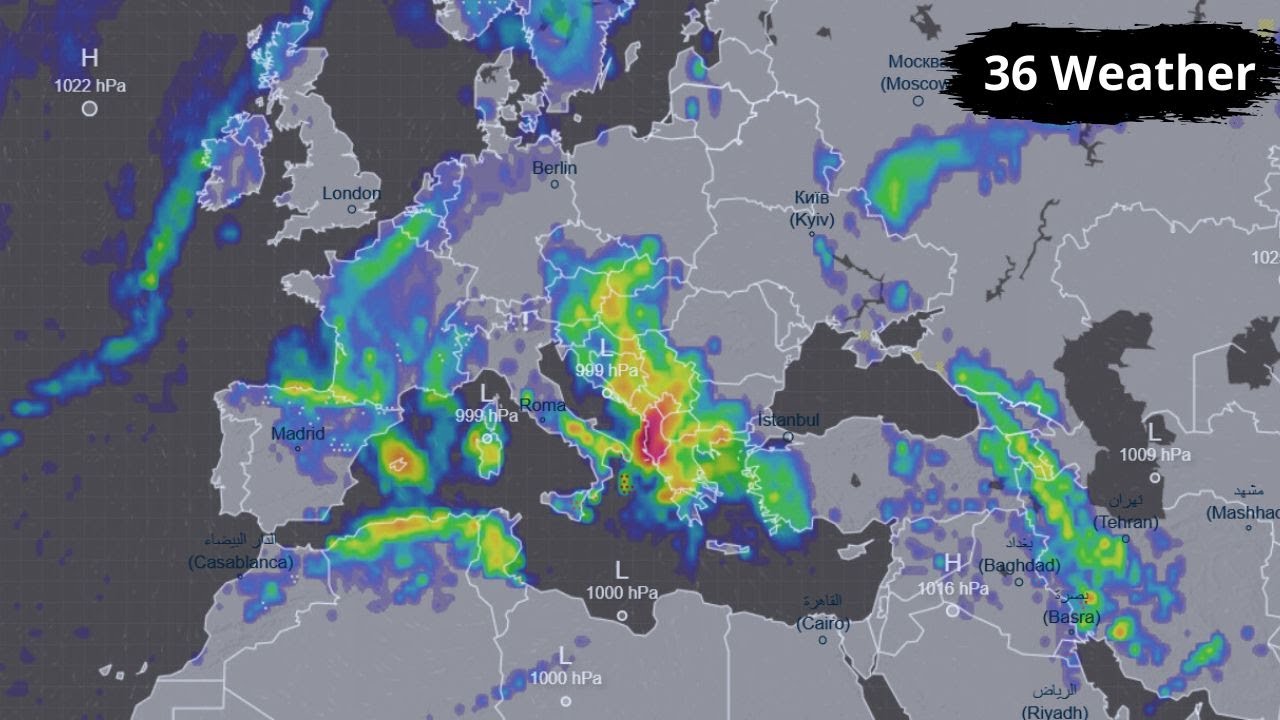 Europe Weather | April 1, 2025 - ECMWF Model , Precipitation ( Rain ...