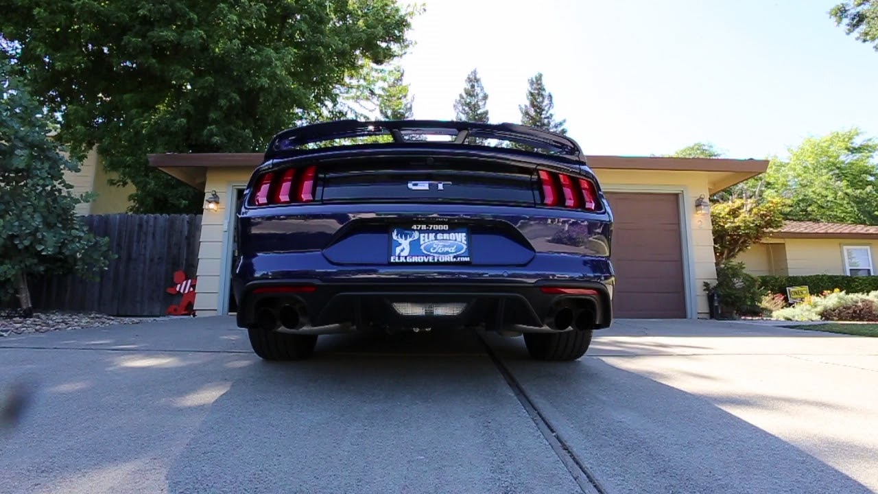 2018 Mustang GT Steeda H Pipe - YouTube