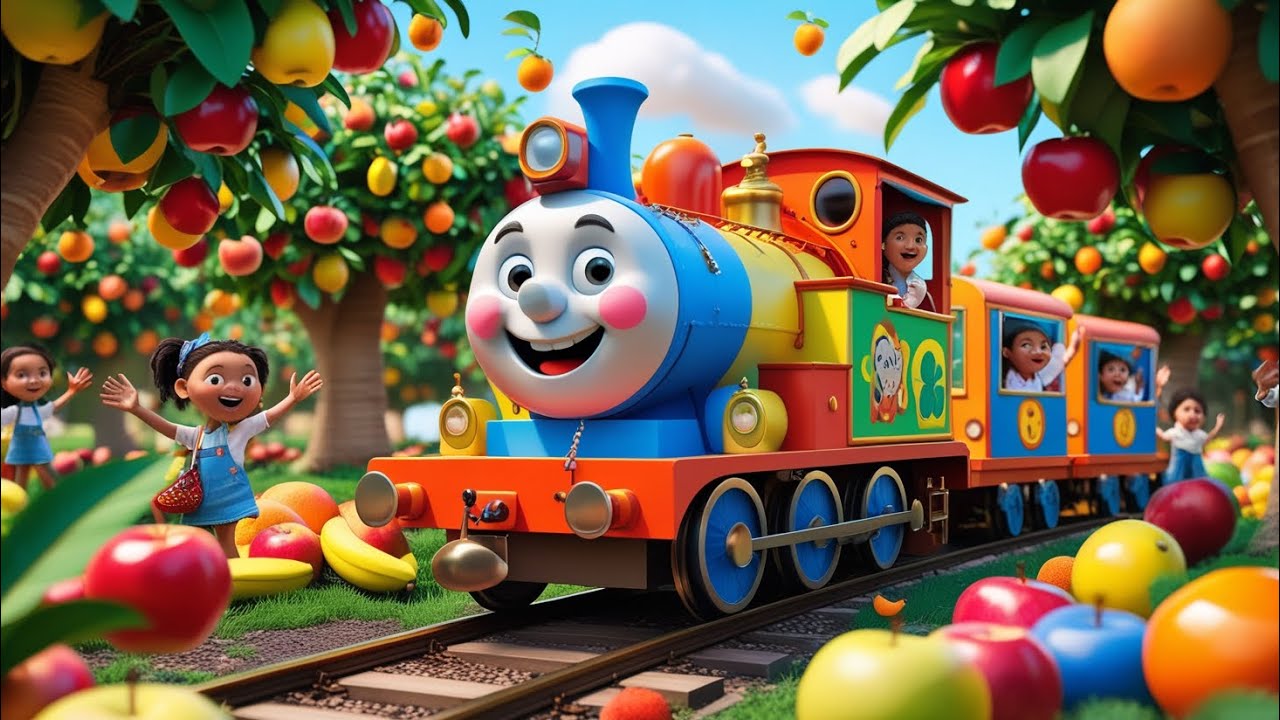 Humpty the Train On a Fruits Ride | Inglish Rhyme for Kids | Zain Toons ...