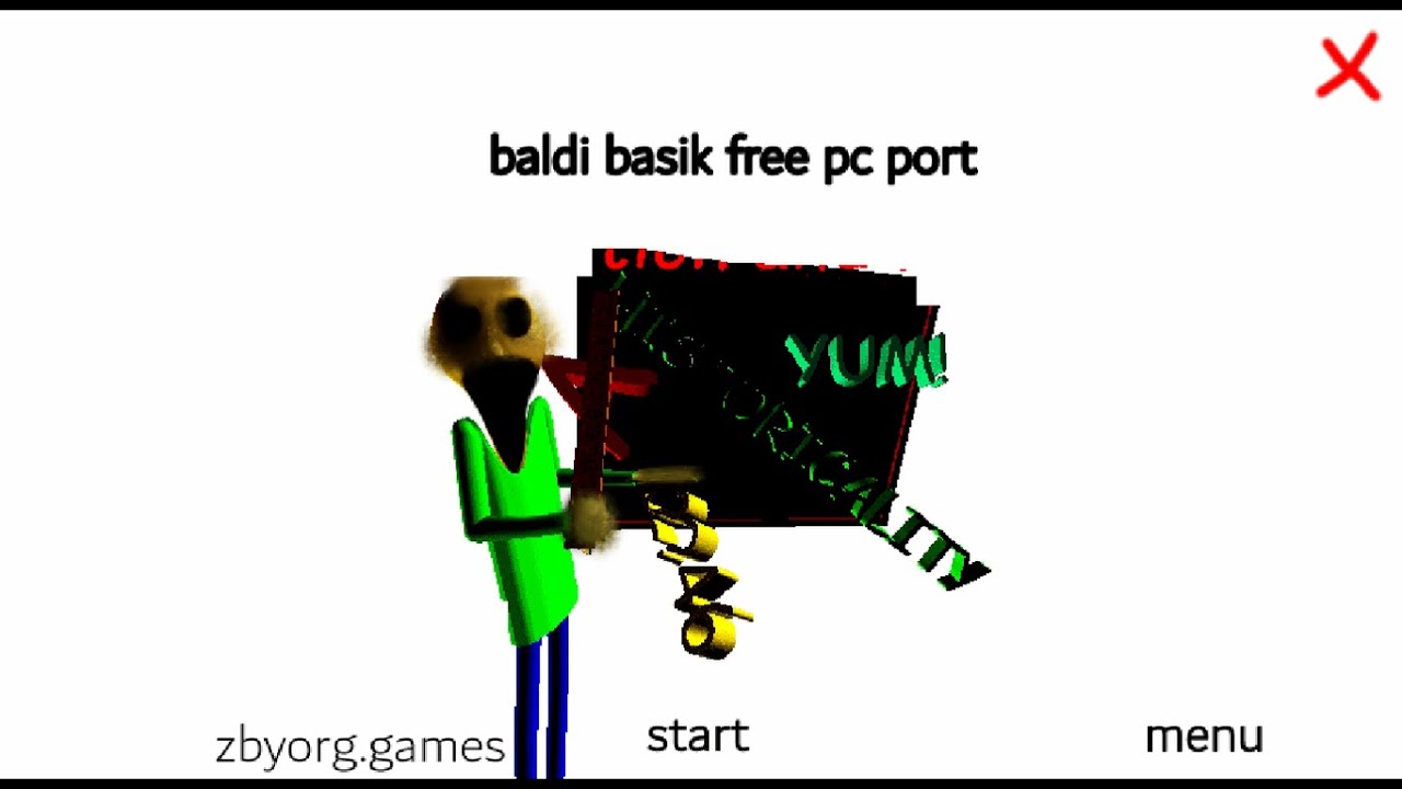 baldi basik free pc port mod - YouTube