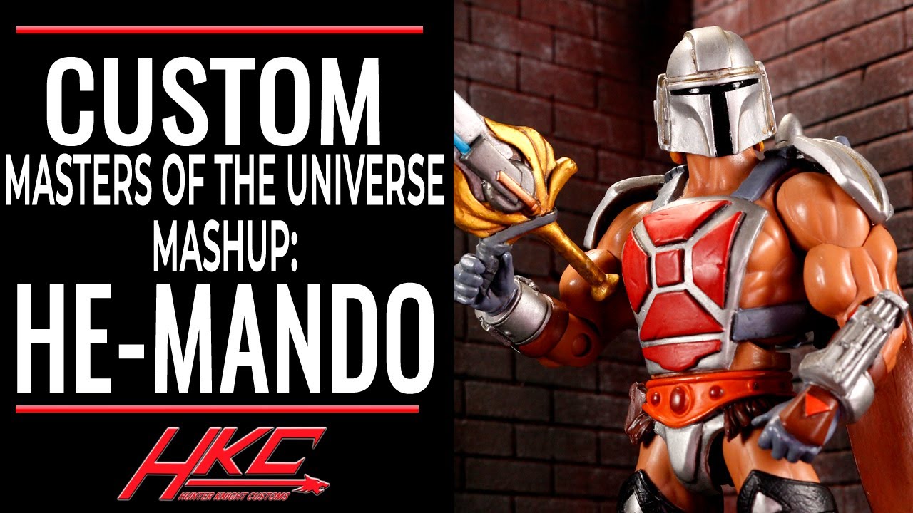 HE-MAN: The Mandalorian HE-MANDO Custom action figure by Hunter Knight ...