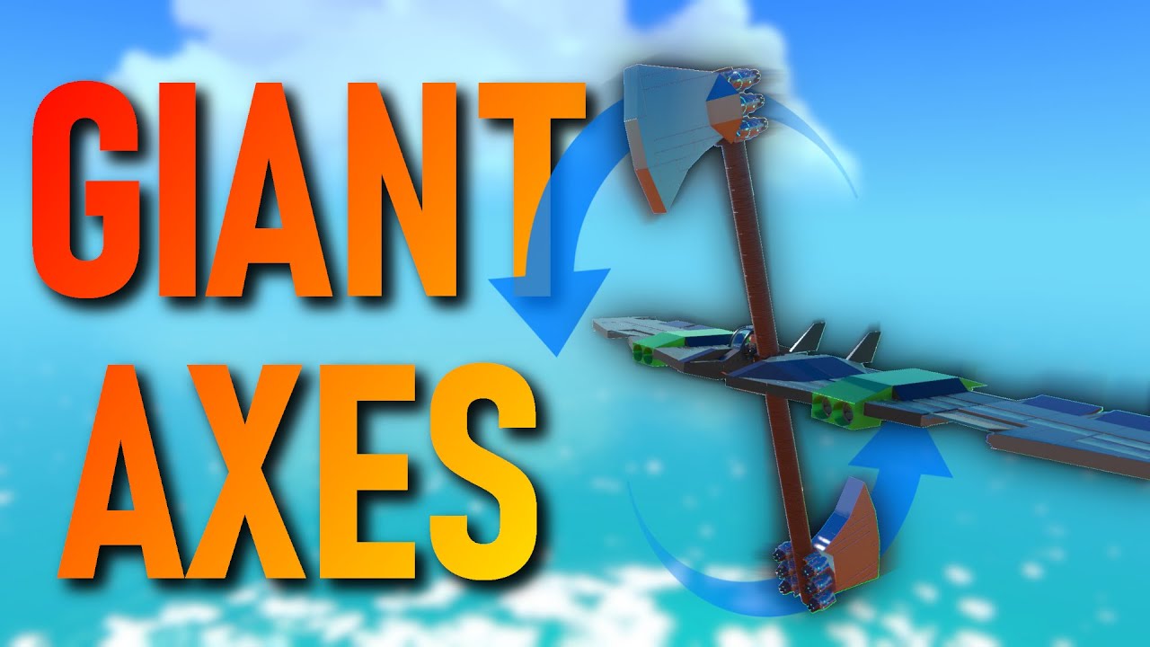 Using a Giant Axe on a Plane to Wreck Builds - Trailmakers - YouTube
