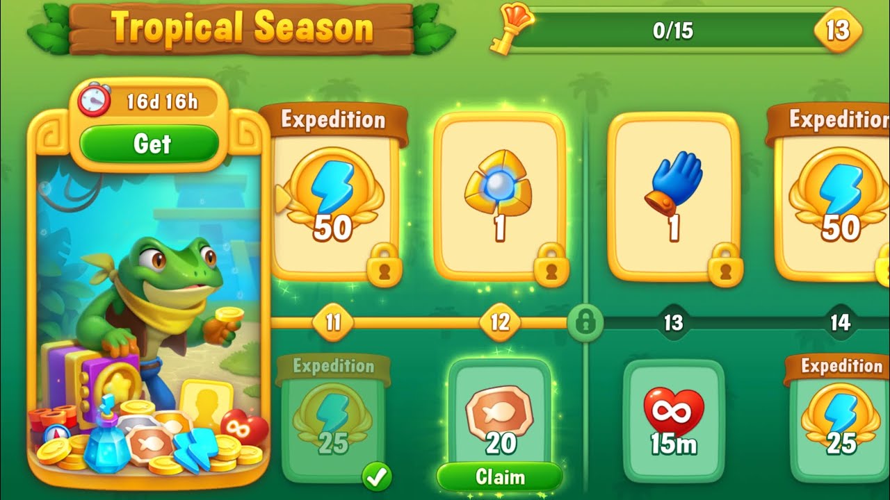 @Fishdom level 3132 - level 3135 & Tropical season level 12 🗝️🔓 - YouTube