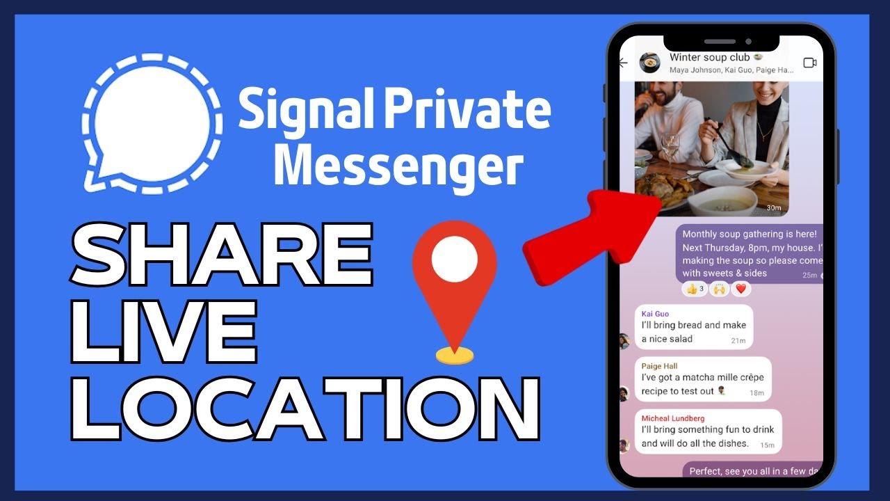 How to Share Live Locations in Signal 2024? - YouTube