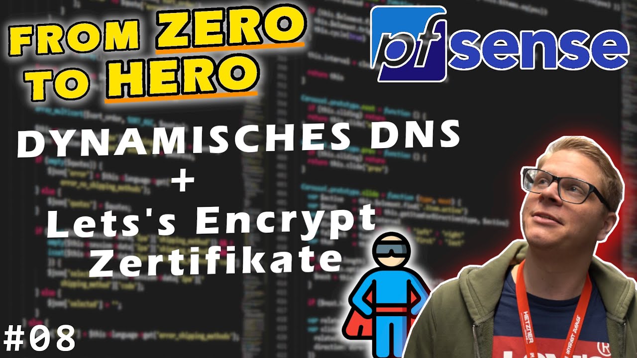 pfSense DynDNS und gültige Lets Encrypt Zertifikate // #08 // From ZERO to HERO - YouTube