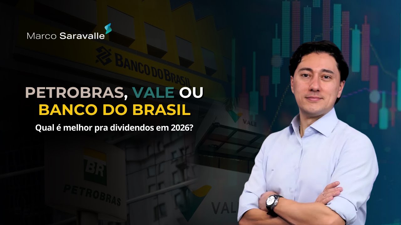 "Petrobras, Vale ou Banco do Brasil" qual é melhor pra dividendos em ...