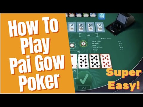 Pai Gow Poker -  How To Play - [SUPER EASY]