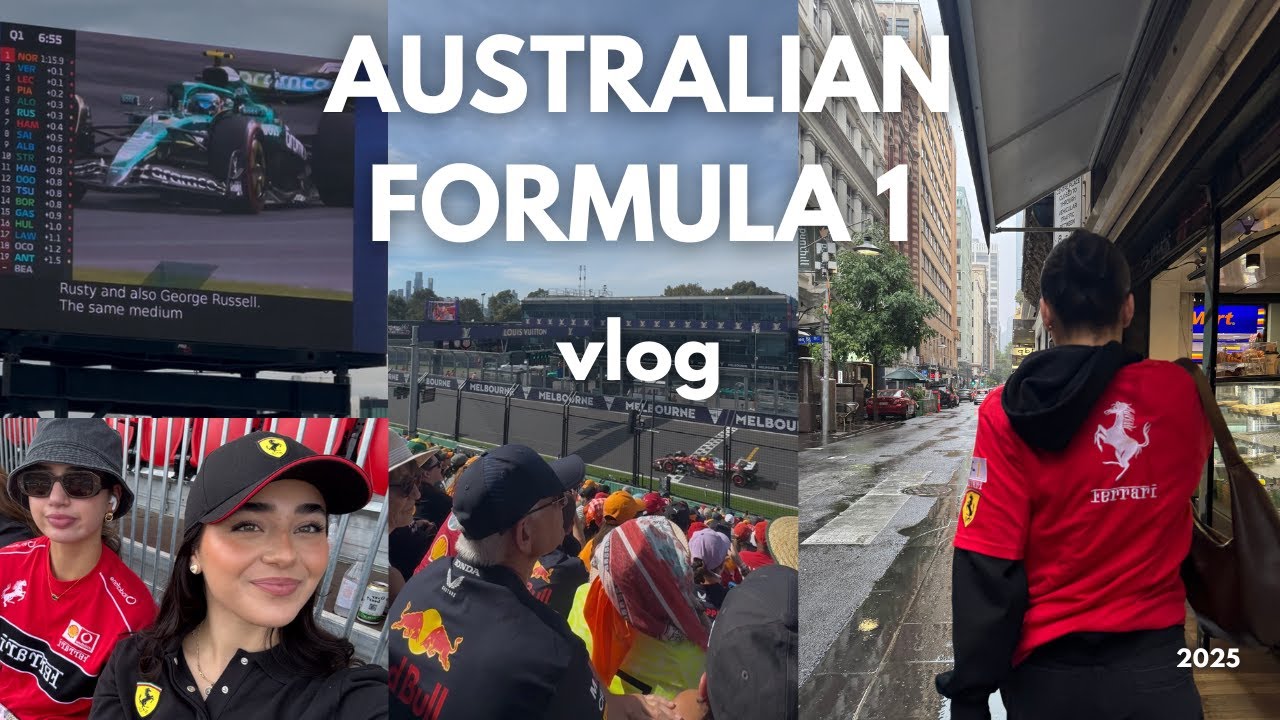MELBOURNE F1 VLOG | Practice, Qualifying and Race Day!!! - YouTube