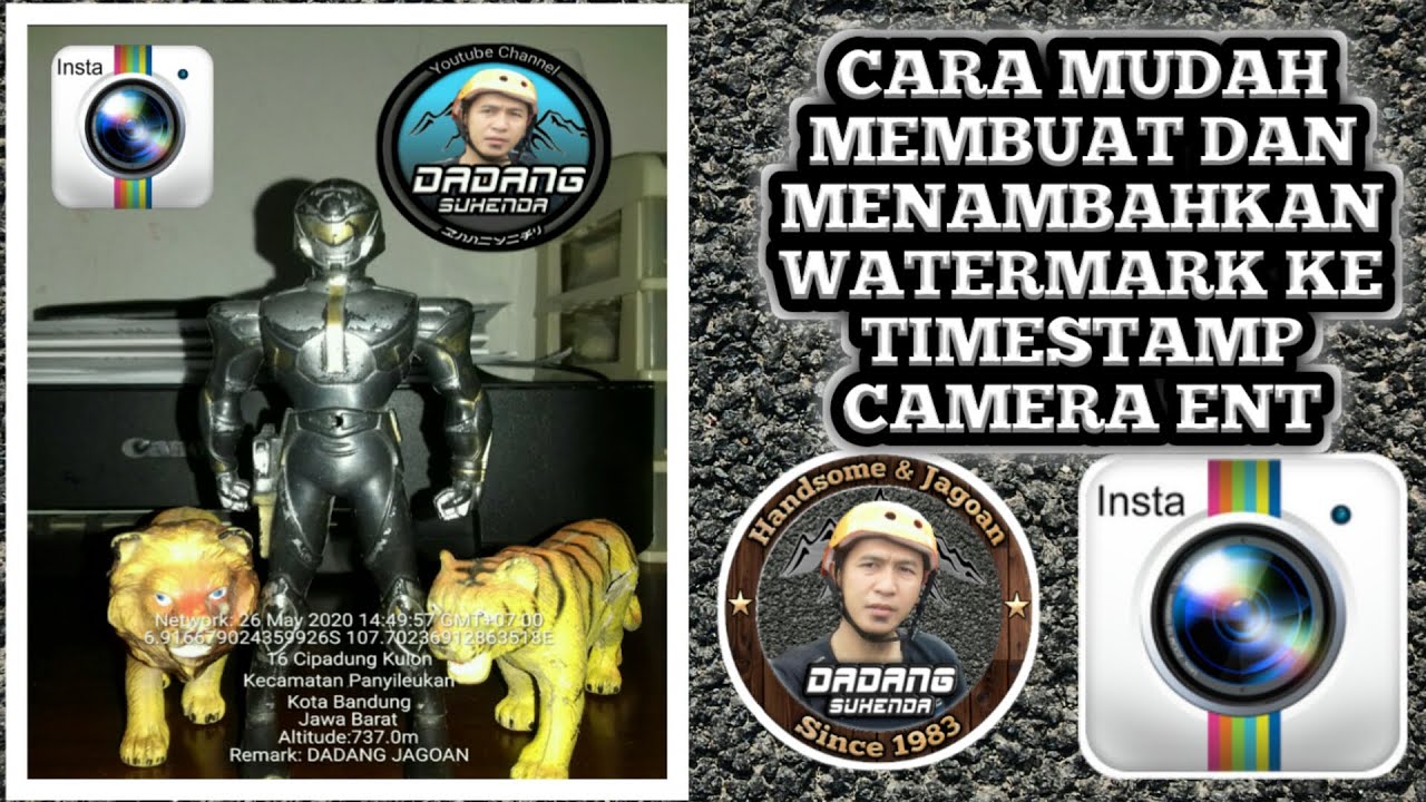 Cara mudah Menambahkan Logo Watermark ke dalam Timestamp Camera - YouTube