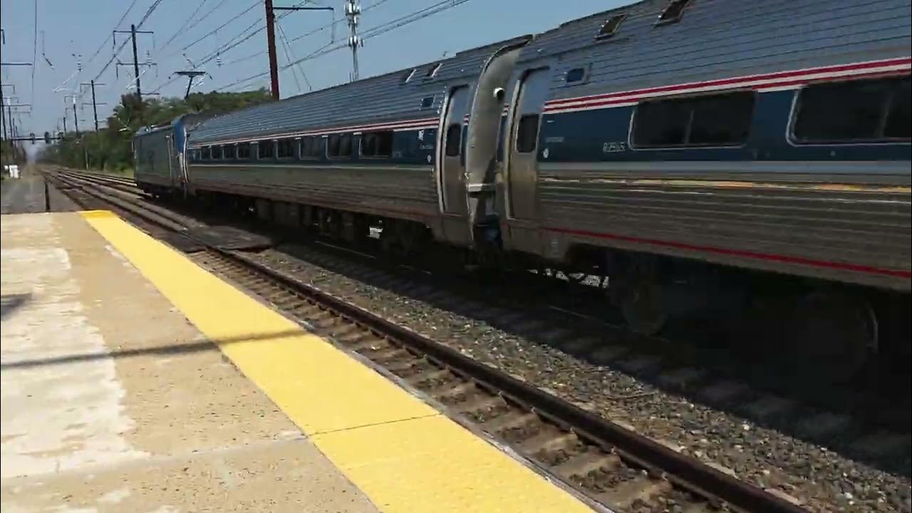 Amtrak P092 at seabrook - YouTube