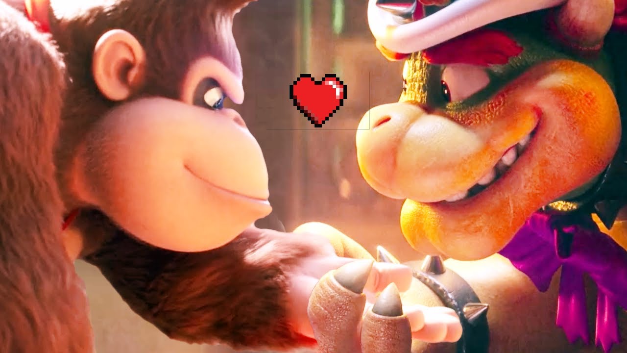 Donkey Kong And Bowser Love