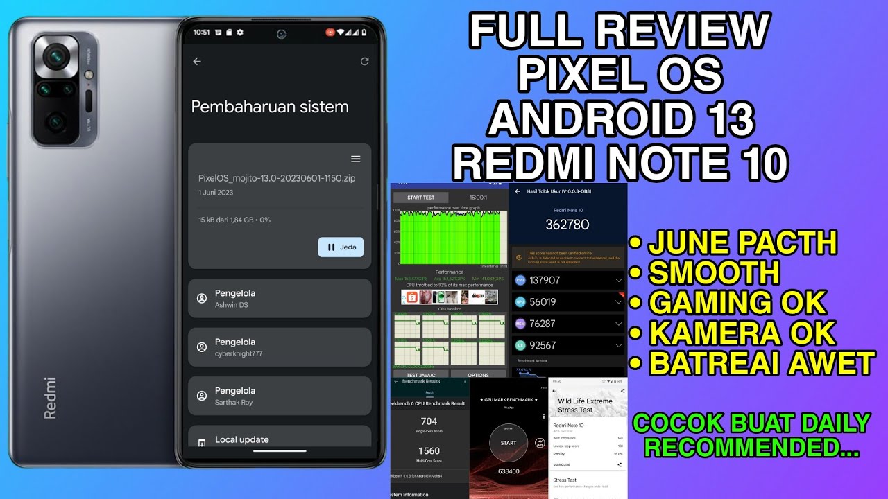 PIXEL OS on Redmi Note 10 ( Sunny / Mojito ) : OTA Support, ANX, Smooth ...