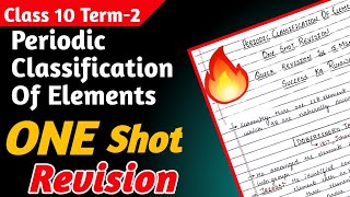 Periodic Classification Of Elements One Shot Revision C... | Doovi