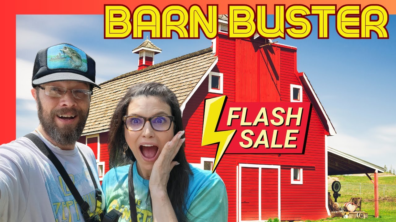 Massive Barn RUMMAGE SALE | FILL YOUR BAGS And Name Your Price - YouTube