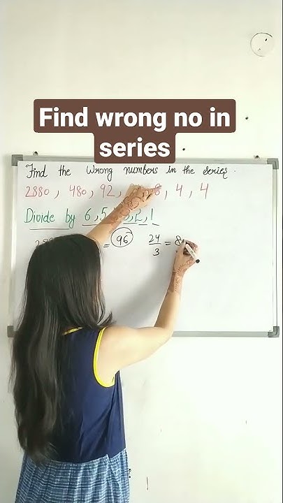 Find Wrong Number in Series #puzzle #oddoneout #series #youtubeshorts #mathshorts - YouTube