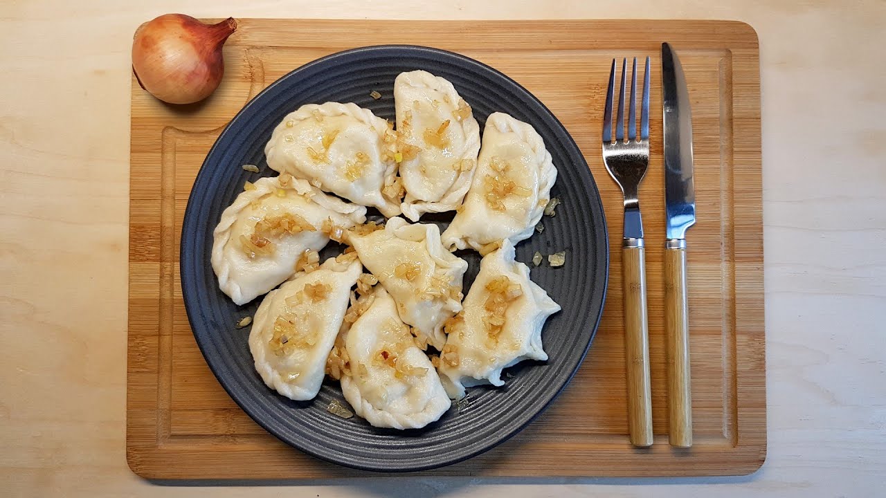 Polish "Pierogi Ruskie" 🥟 Dumplings with cheese and potato 🥟 Cooking ...