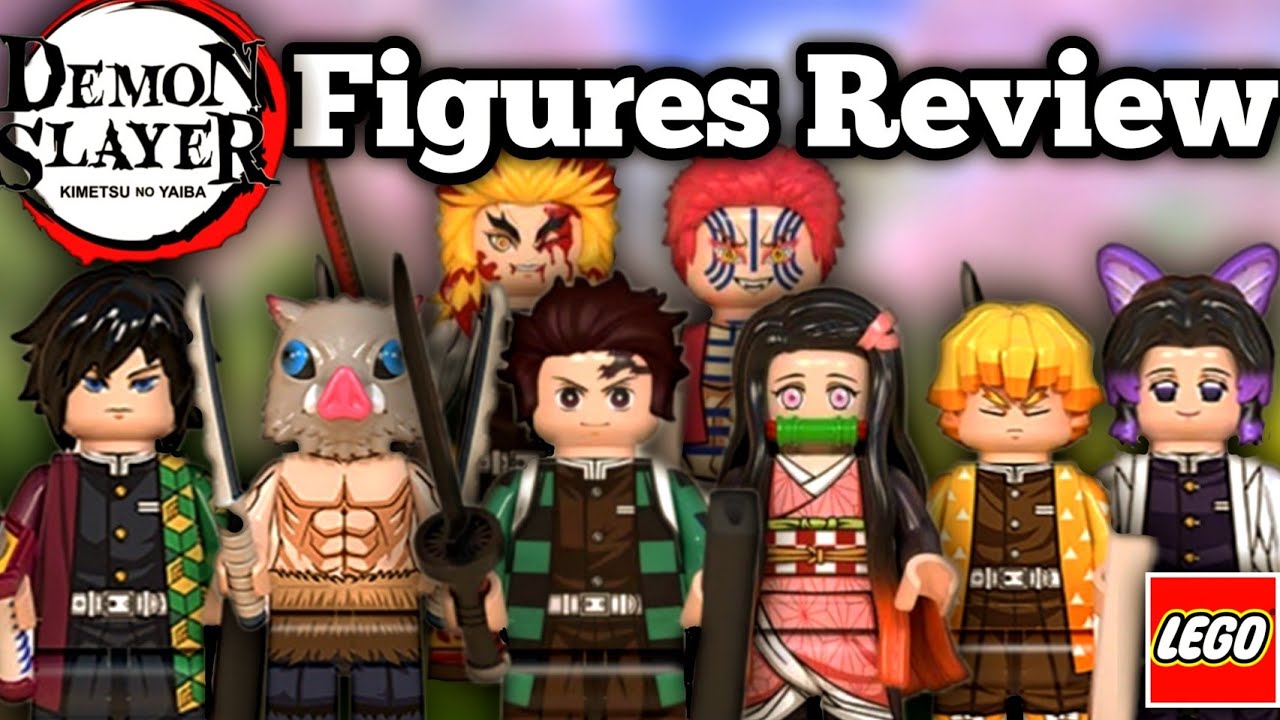 Demon Slayer (Fake LEGO) Figures Review - YouTube