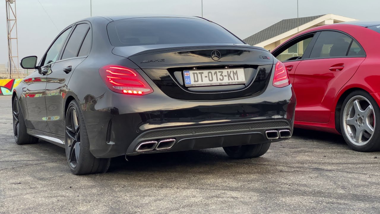 Mercedes-Benz C63s AMG, Drifting POV, built and tuned by DTK - YouTube