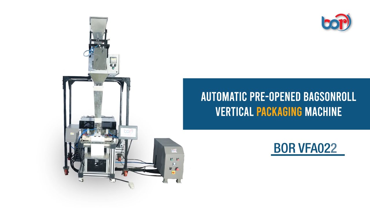 Automatic Pre-Opened BagsOnRoll Vertical Packaging Machine for Hardware Industry. - YouTube