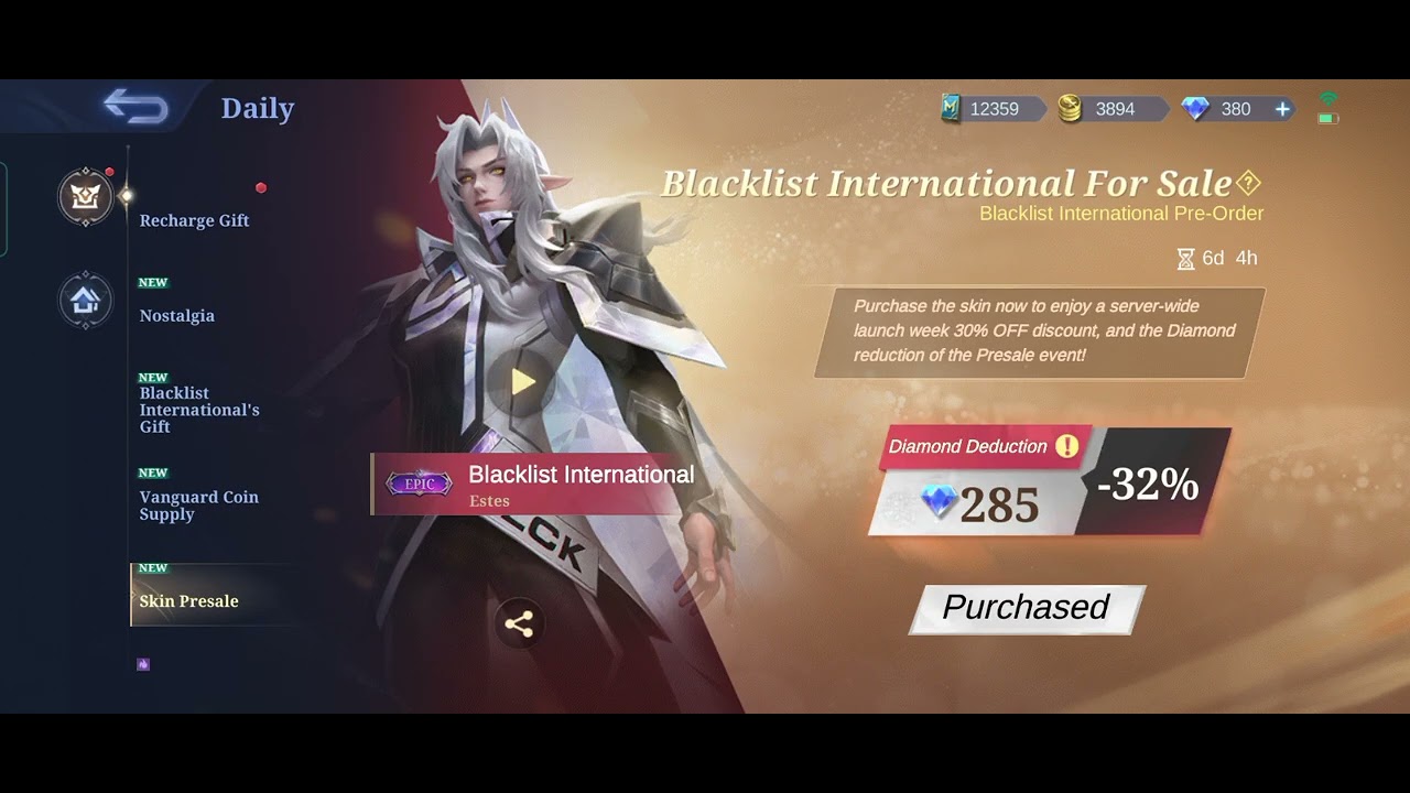 M3 Estes Blacklist International Skin - YouTube