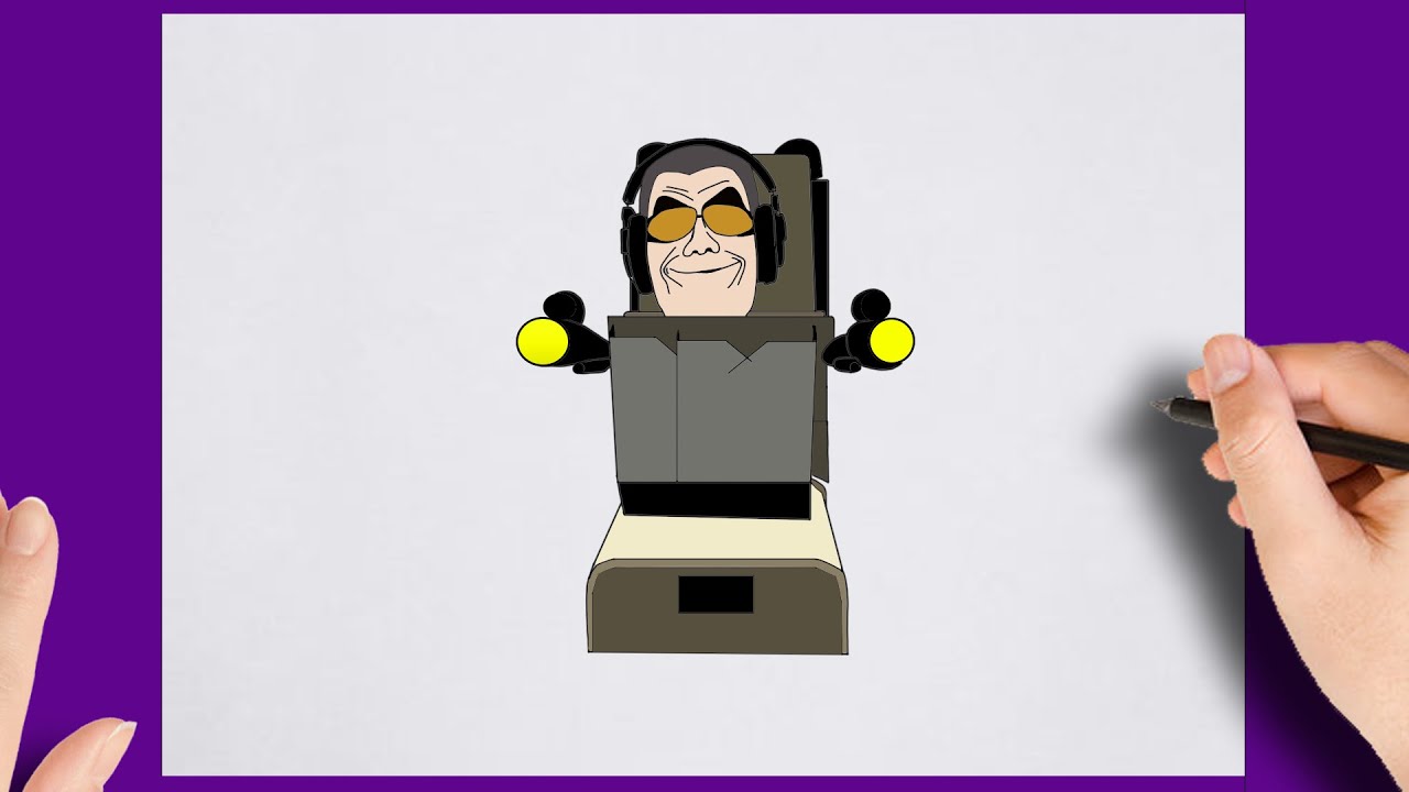 How to Draw Upgraded G Man - Skibidi Toilet - YouTube