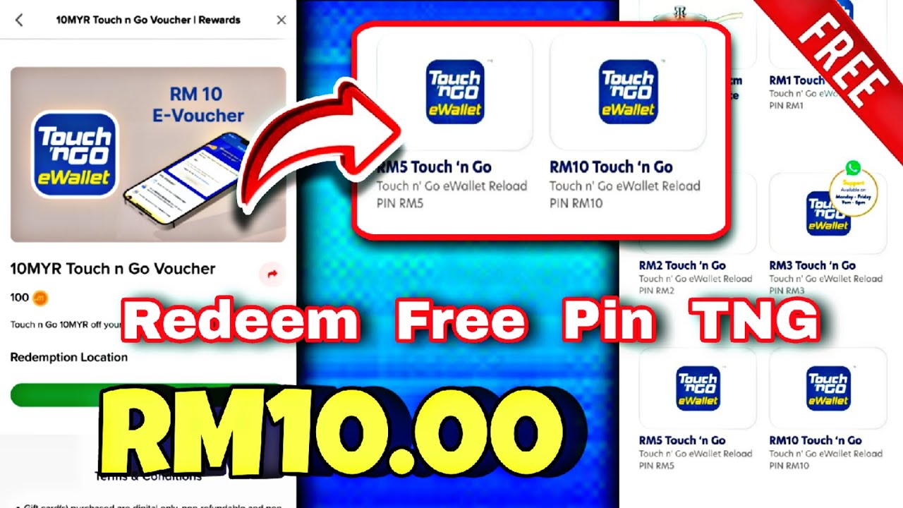 CLAIM FREE RM10 TNG !! Cara dapat reload pin tng ewallet 2025 - YouTube