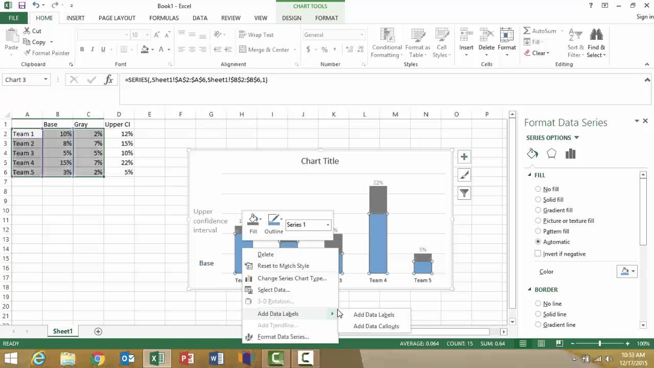 Presenting Data-Showing Variability-Stacked Bar Chart - YouTube