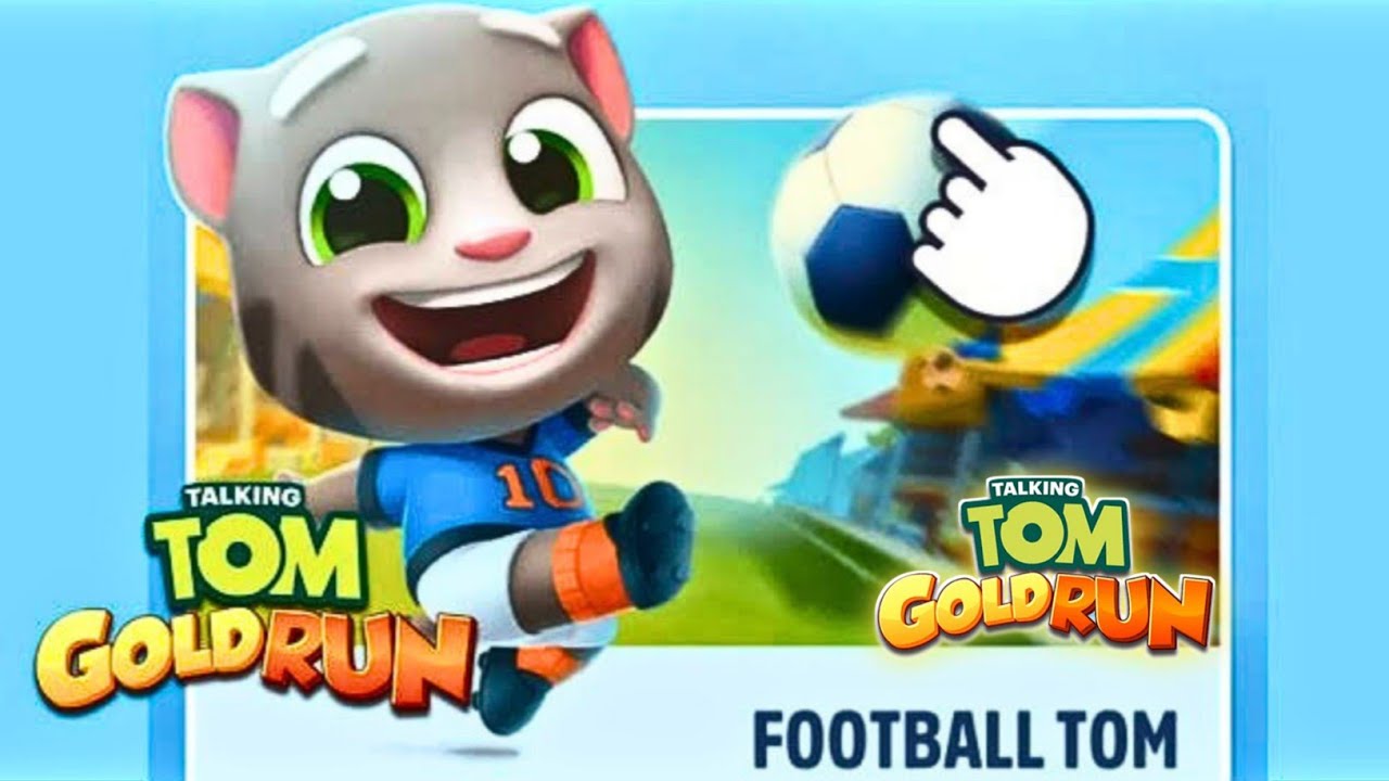 Talking Tom Gold Run - Football Tom Android Gameplay {Full Screen ...