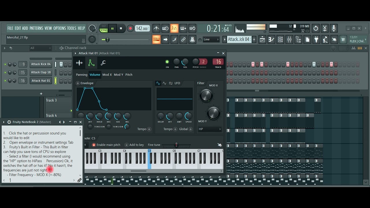 Hihat and Percussion Hack - FL Studio Only - YouTube