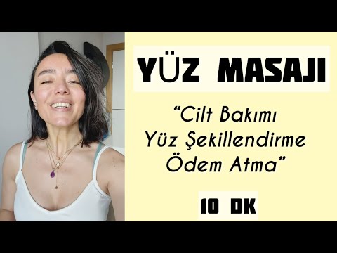 10 DK FULL YÜZ MASAJI VİDEOSU 💛 #yüzyogası #yüzmasajı #antiaging #ciltbakımı