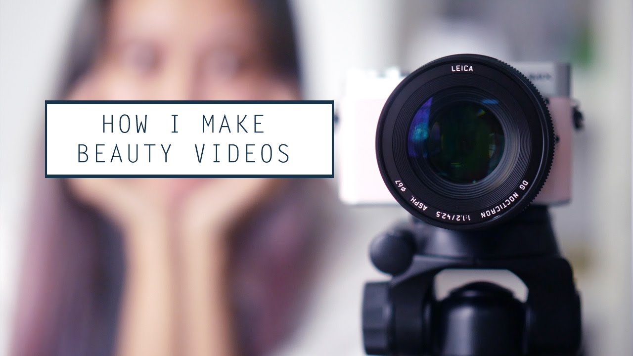 How I Make Beauty Videos [Eng sub] วีดีโอฮาวทูแต่งหน้าของจูนถ่ายยังไง ...
