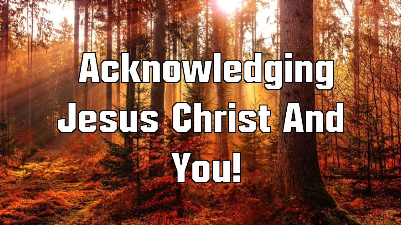 Acknowledging Jesus Christ And You My Amazing Followers | Voices ...