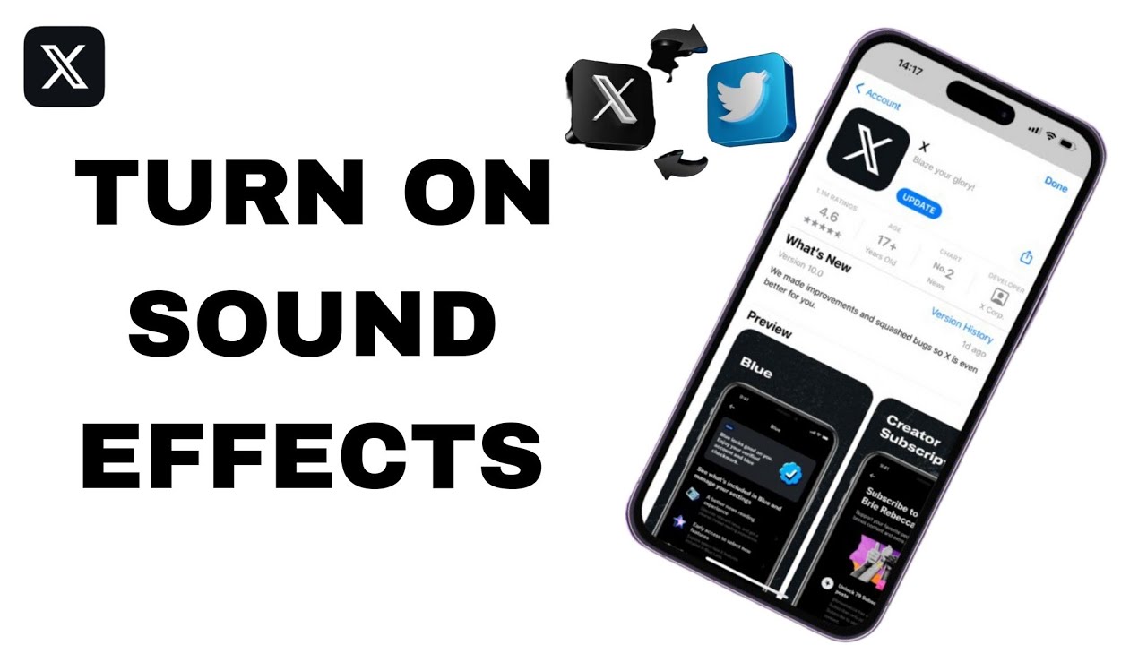 How To Turn On Sound Effects On X Twitter App - YouTube