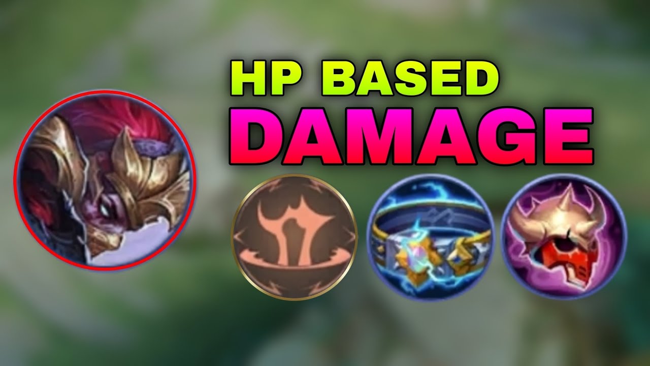 HANZO HP BASED DAMAGE IS DEADLY| Hanzo Tank Build Hanzo Gameplay Mobile ...