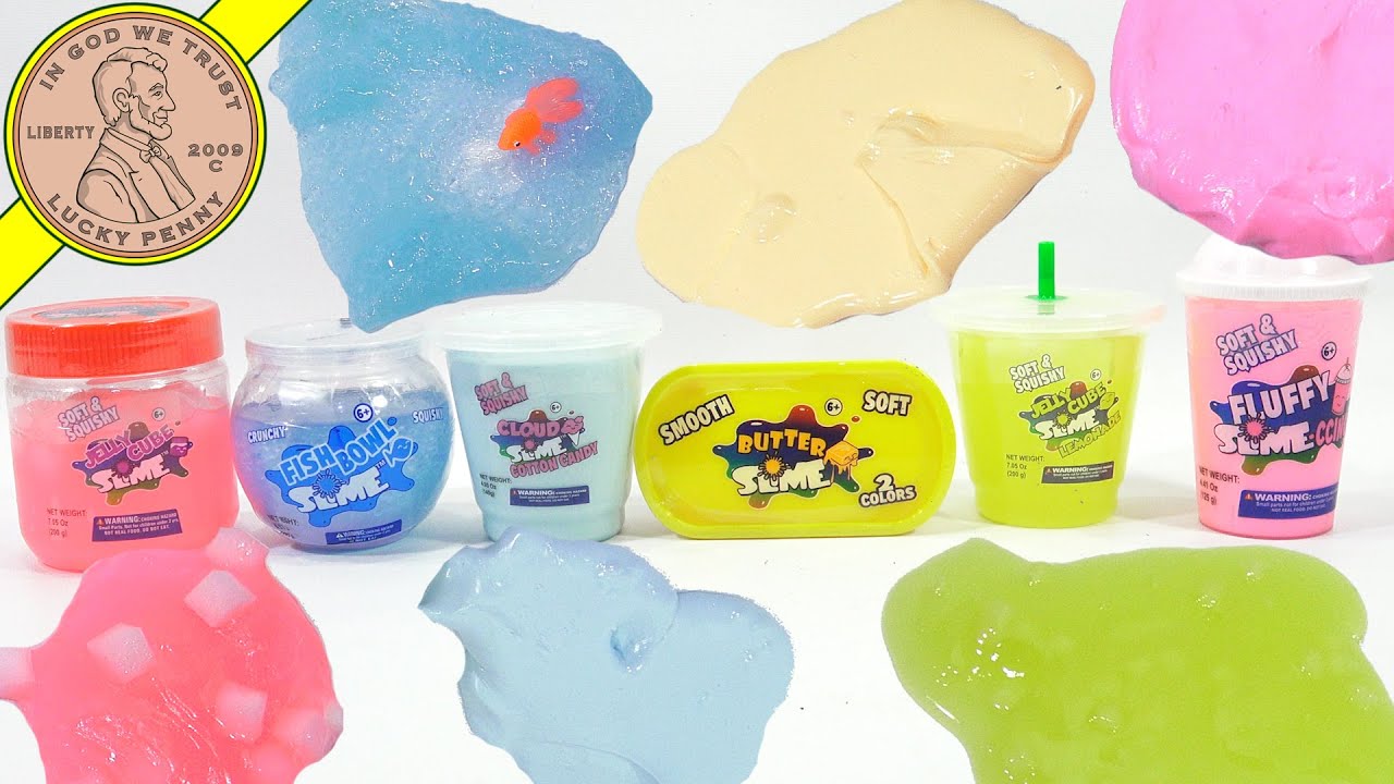 4RealSlime Scented Food Slime - Fishbowl, Butter - Cotton Candy ...