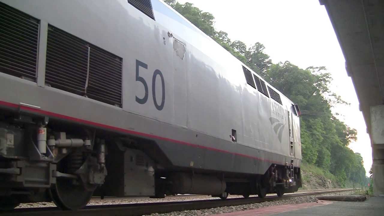 Amtrak Cardinal Charleston, WV [HD] - YouTube