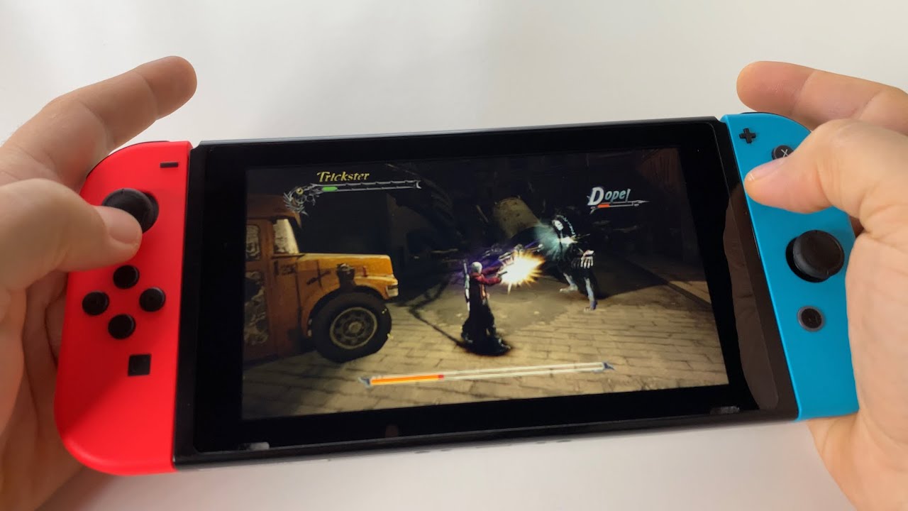 Devil May Cry 3 Special Edition | Nintendo Switch handheld gameplay ...